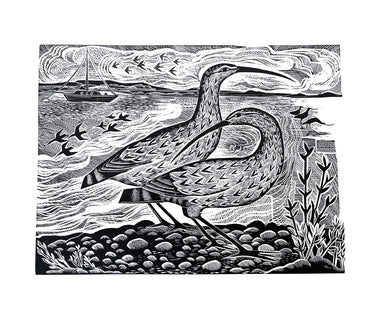 British Birds and Countryside Linocut Prints | Angela Harding