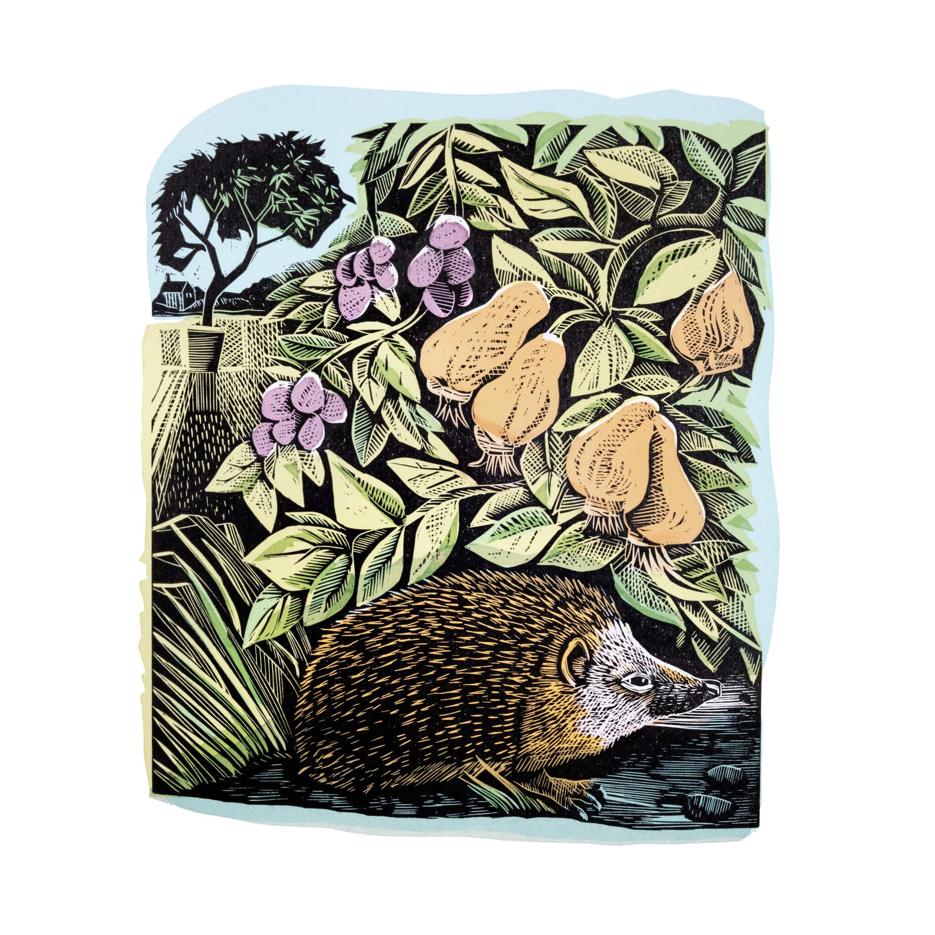 British Birds and Countryside Linocut Prints | Angela Harding