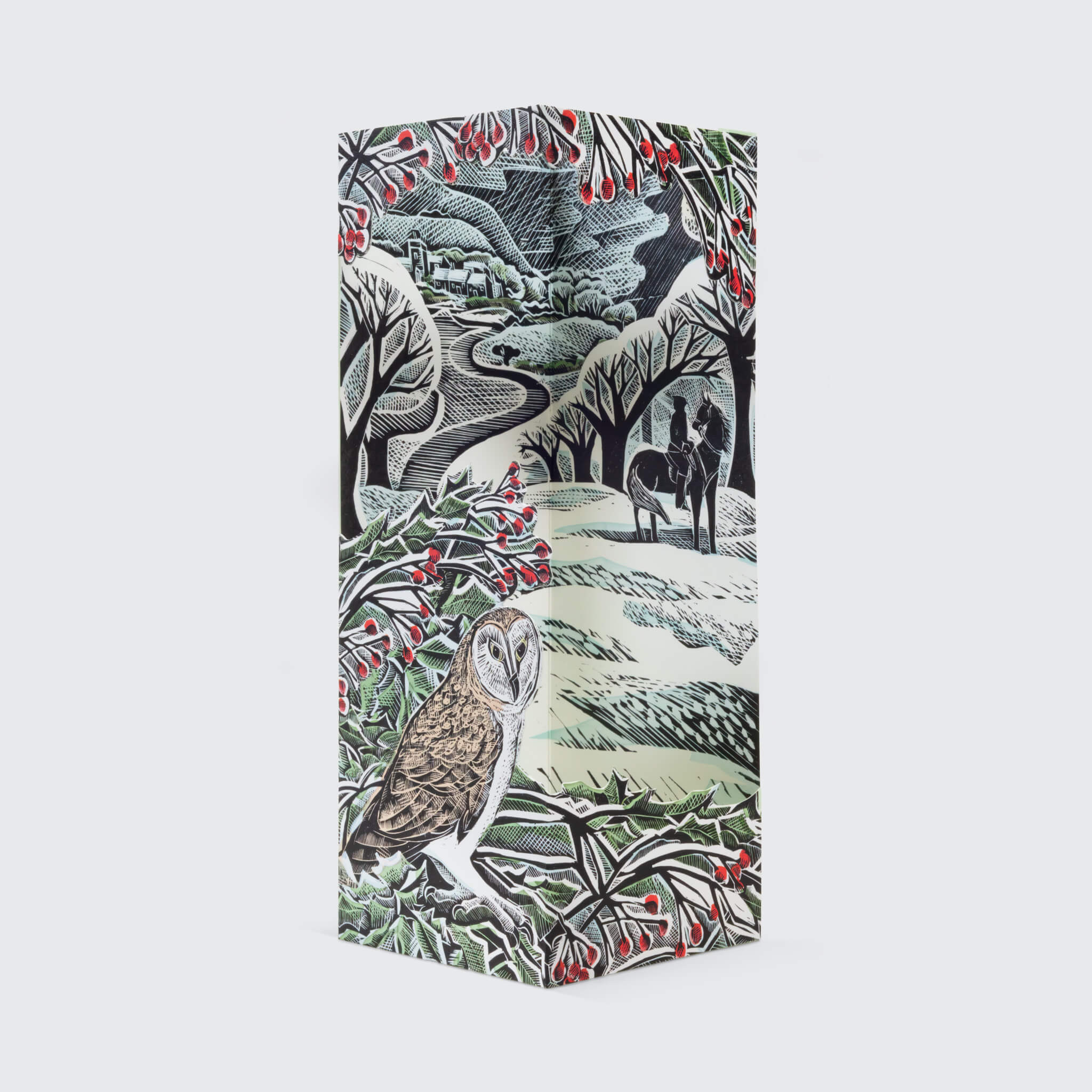 Owl Flight 3D Greeting Card | Angela Harding