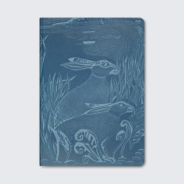 Rathlin Hares Embossed Notebook | Angela Harding