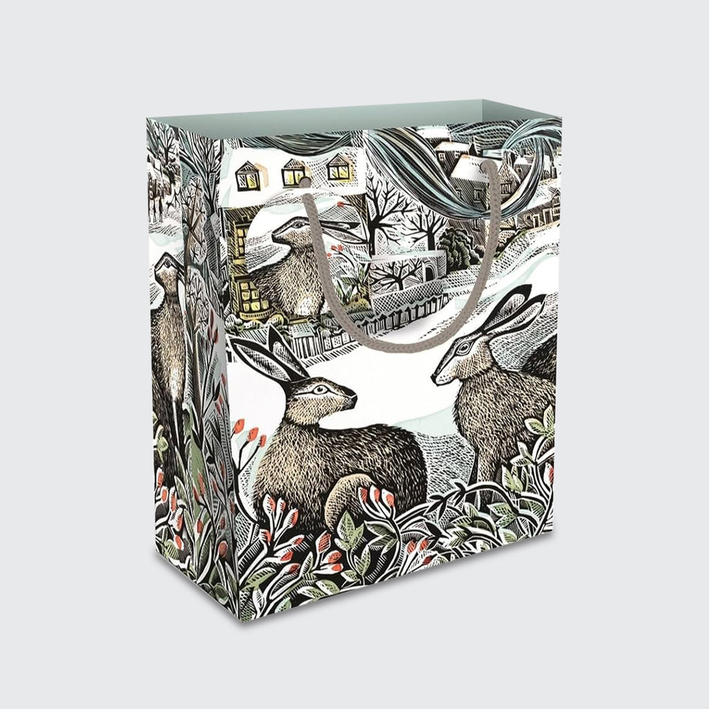 We Three Hares Gift Bag (Large) – Angela Harding
